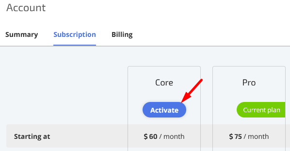 Managing Your Subscription